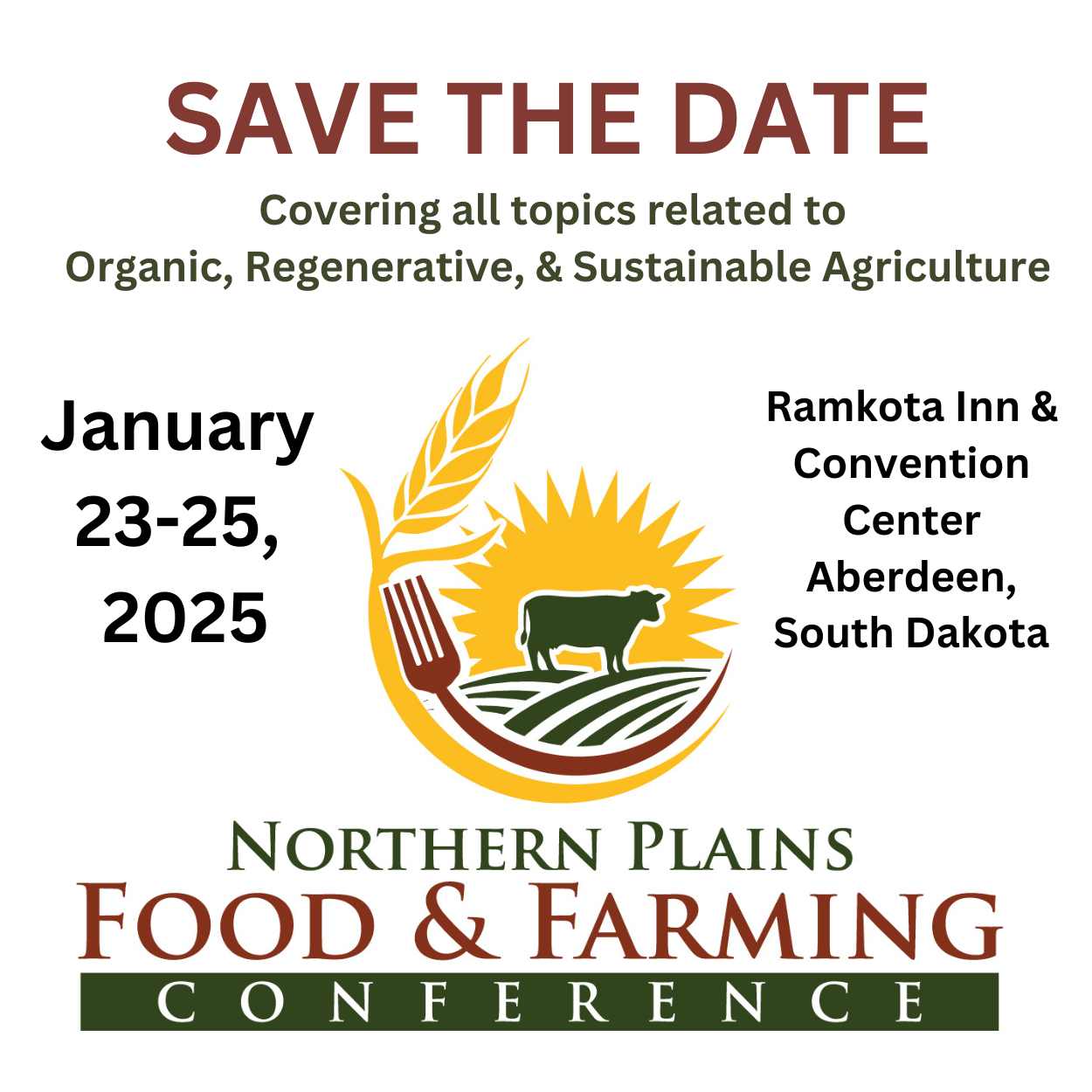 2025 Speakers for NPSAS Food and Farming Sustainable Ag Conference Announced | Northern Plains ...